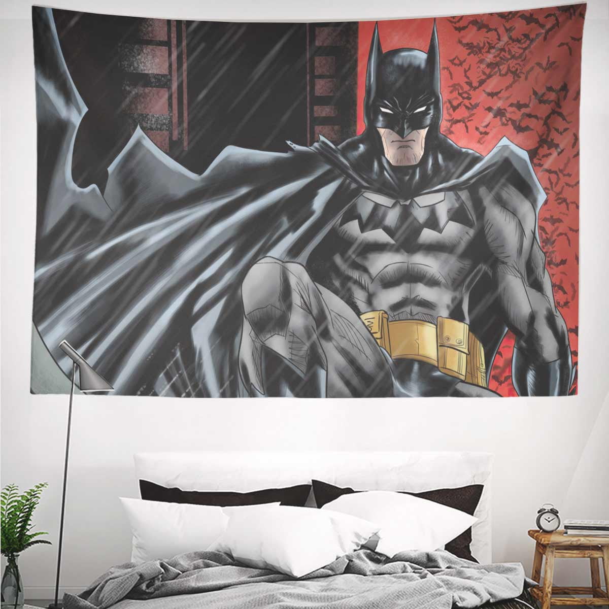 batman Tapestry Gift Wall Hanging Backdrop for Room Bedroom Girls Fans ...