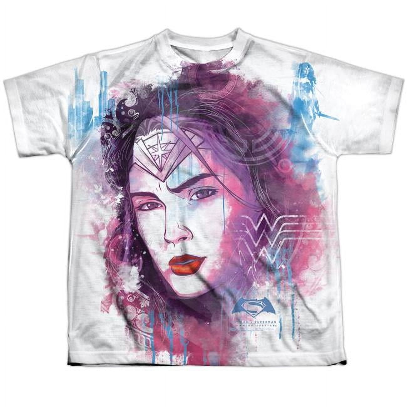 Trevco Sportswear Batman vs Superman Watercolor Wonder Sub Youth Short ...