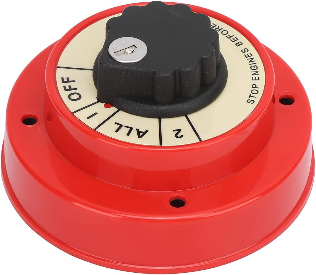 battery cutoff switch heavy duty, Boat Battery Selector Switch, Plastic ...