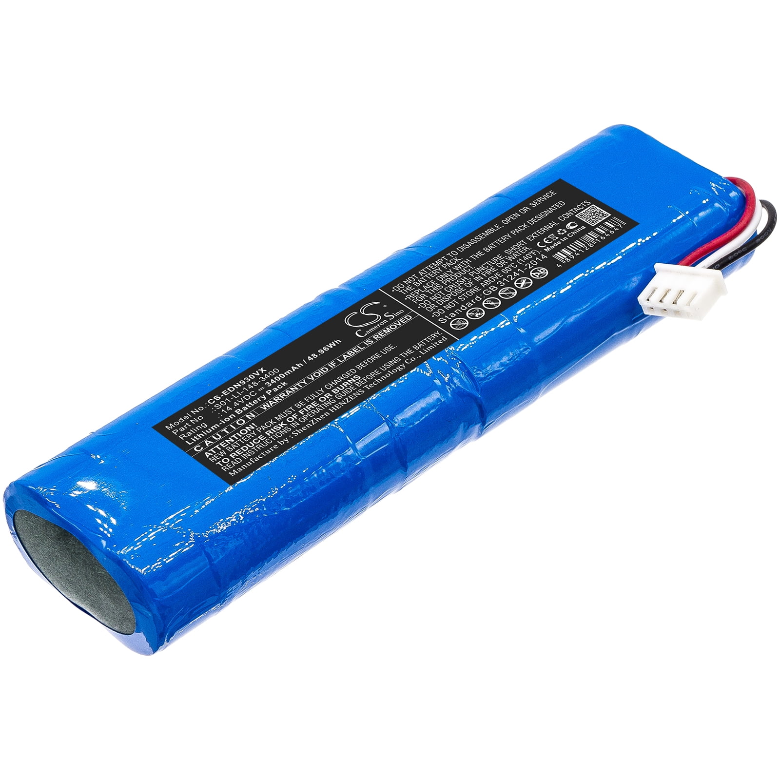 CS Cameron Sino 3400mAh Power Battery for Ecovacs Deebot Ozmo 900 or ...