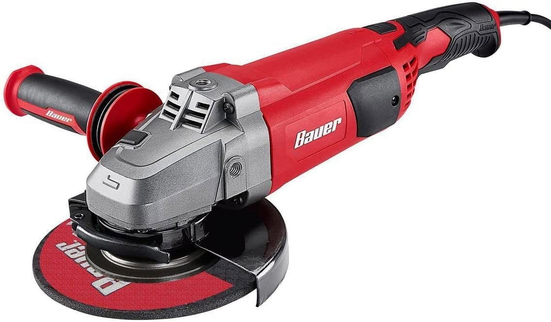 bauer 15 Amp 7 in. Trigger Grip Angle Grinder with 180 Rotating Body - Walmart.com