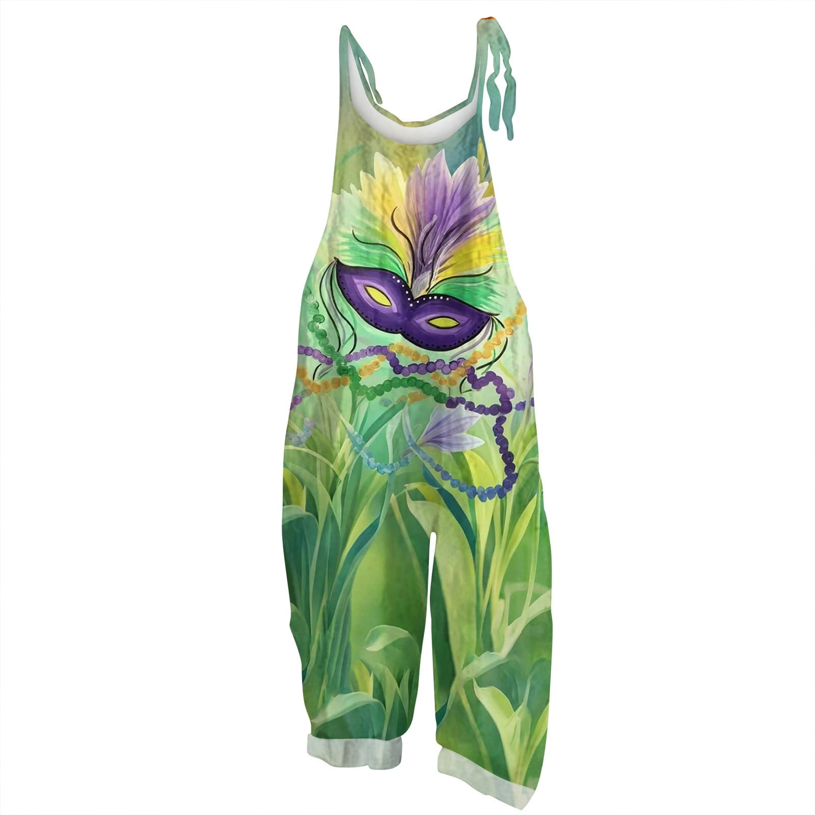 bbyeadc Carnival Overalls for Women Party Oversize Cotton Linen Mardi ...