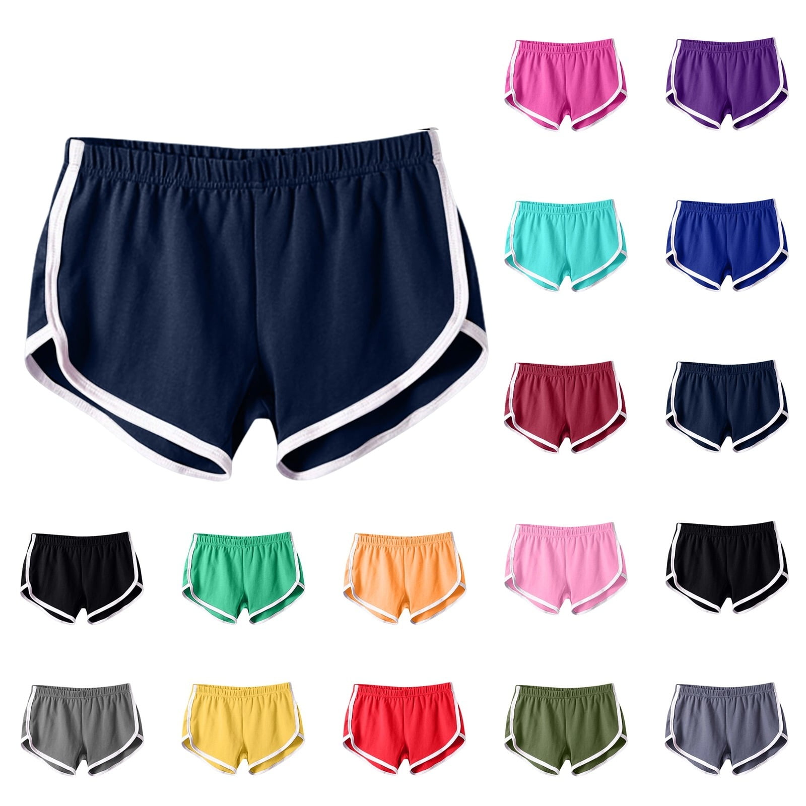 bbyeadc Gym Shorts for Women Cute Oversize Cycling Running Shorts ...