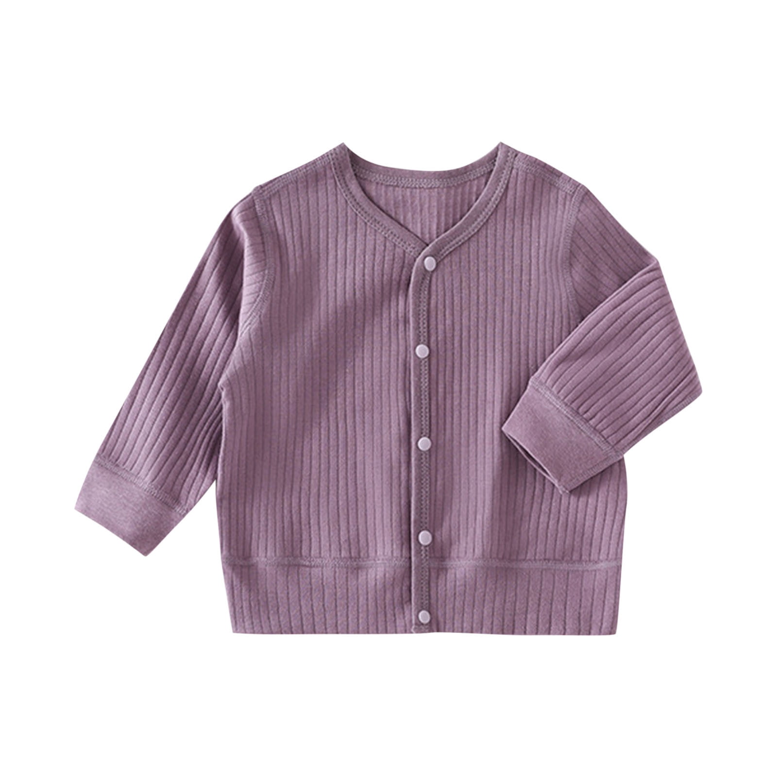 bbymog Baby Boy Clothes Girls Fashion Knitted Cardigan V- Neck Long ...
