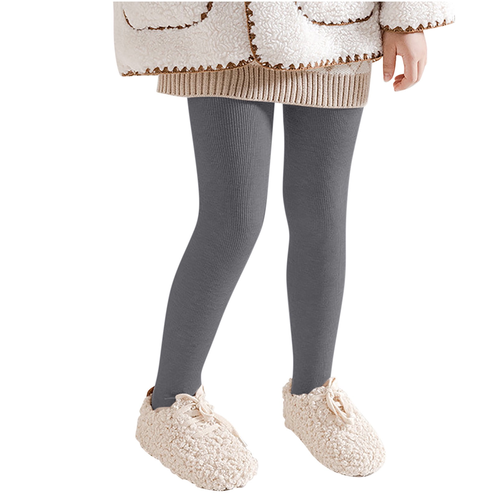 bbymog Girls' Fashion Footed Knits Stockings Winter Warm Soft Tights ...