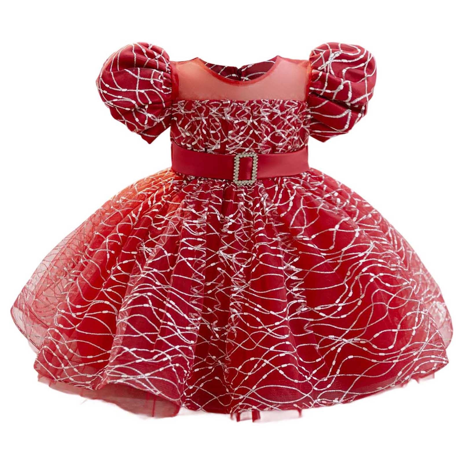 bbymog Graduation Dress for Girls Puff A Line Party Birthday Ball Gown ...