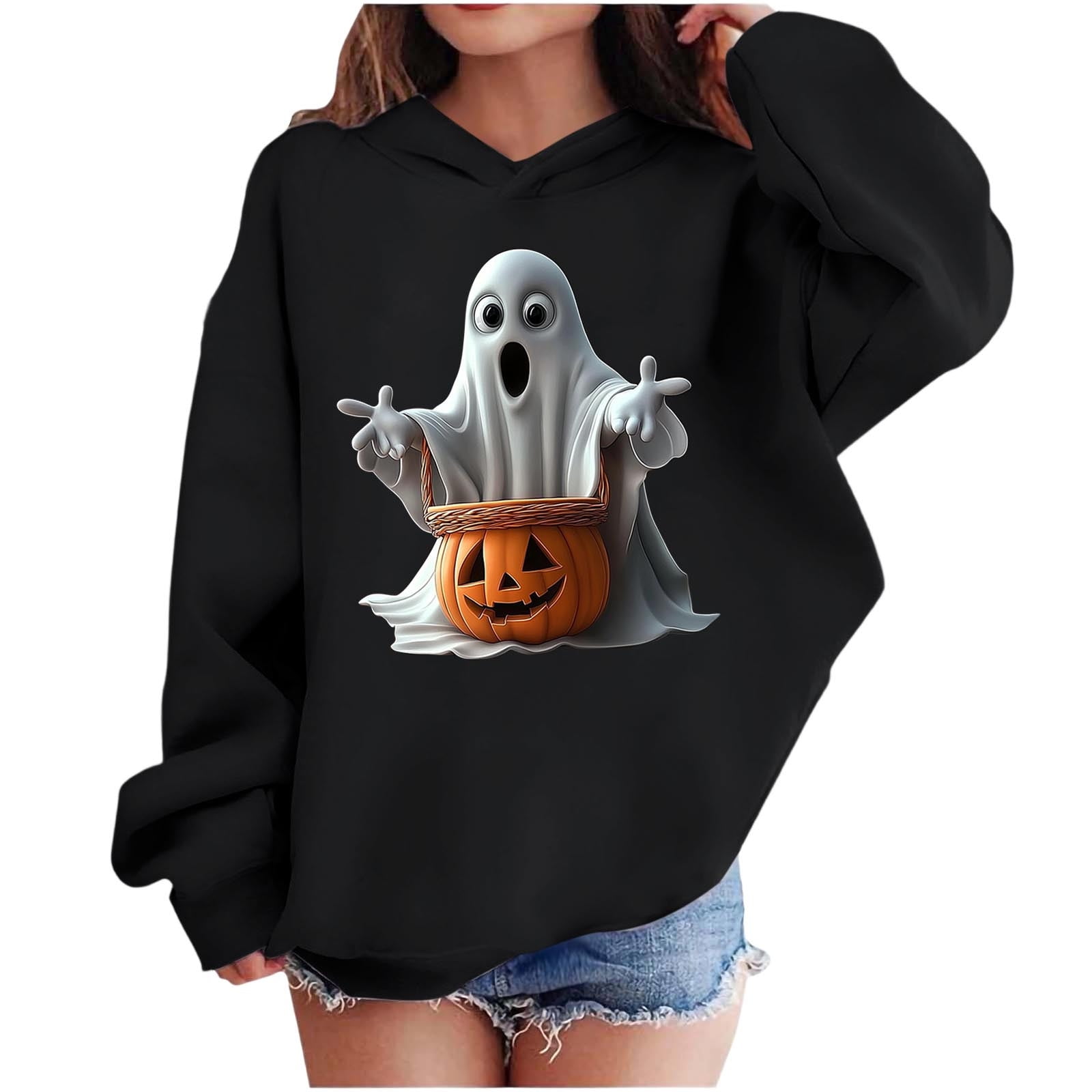 bbymog Halloween Graphic Hoodie for Boys Fall Winter Long Sleeve ...