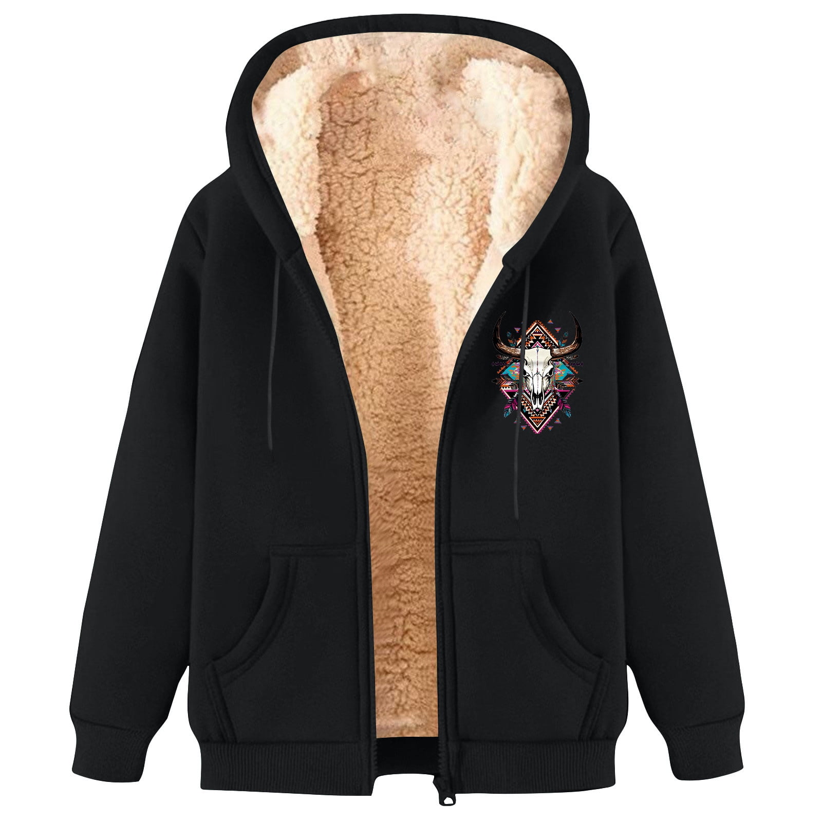 bbymog Jackets for Men Comfy Long Sleeve Zip Up Hoodied Solid Color ...