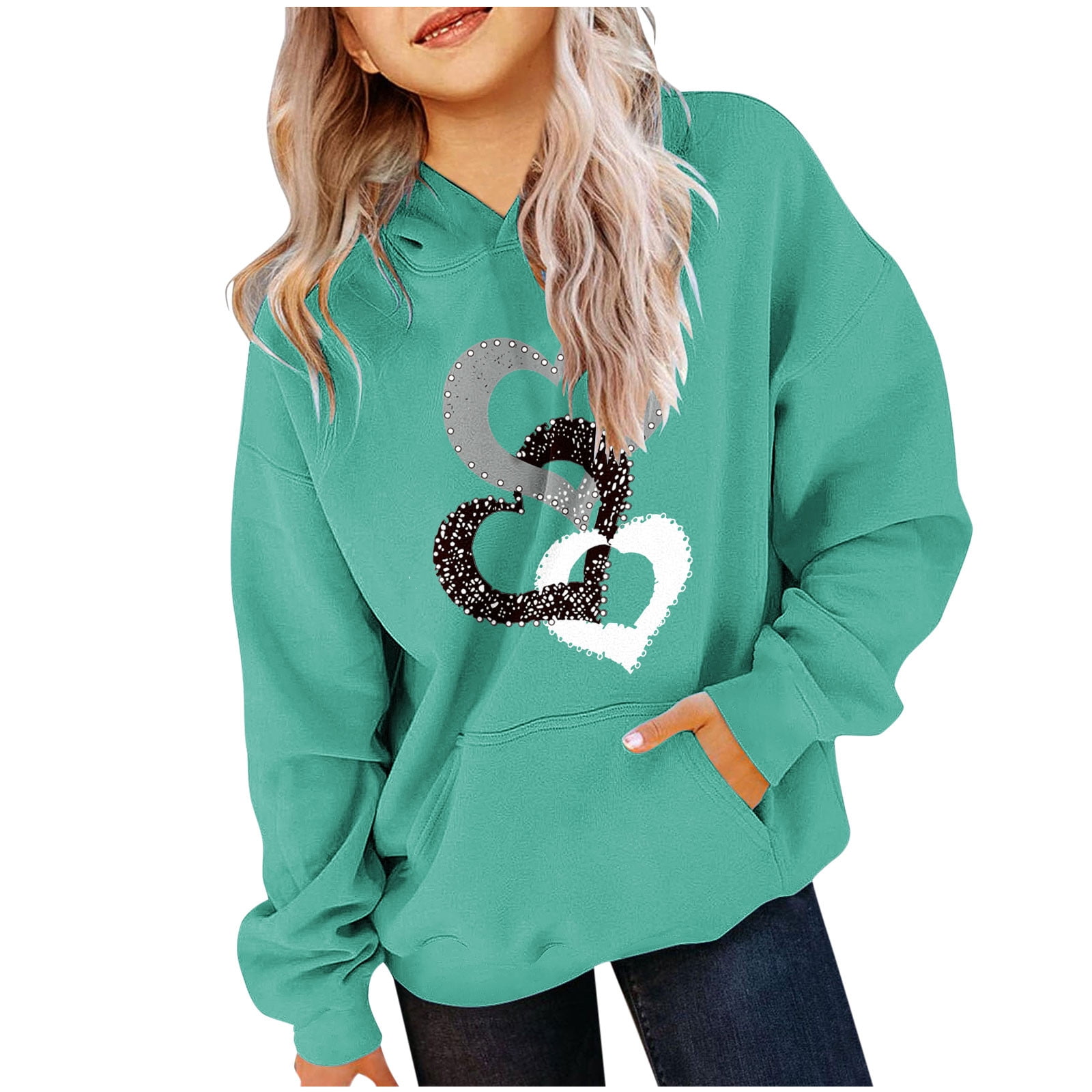 bbymog Kids Sweatshirts with Pocket Girls Fashion Long Sleeve Teen Girl ...