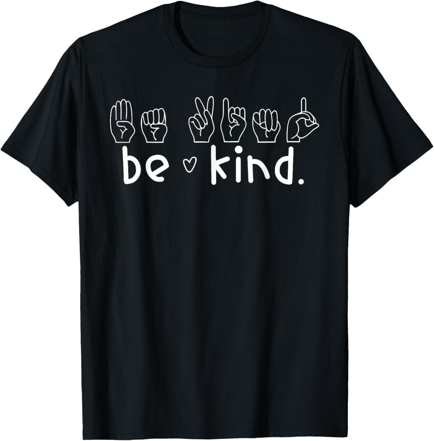 be kind sign language speech pathology aac sped teacher T-Shirt ...