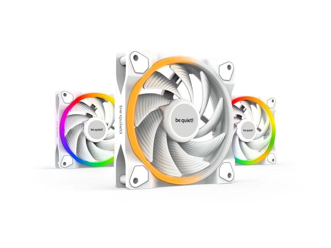 be quiet! LIGHT WINGS WHITE 120mm PWM TRIPLE PACK - Walmart.com
