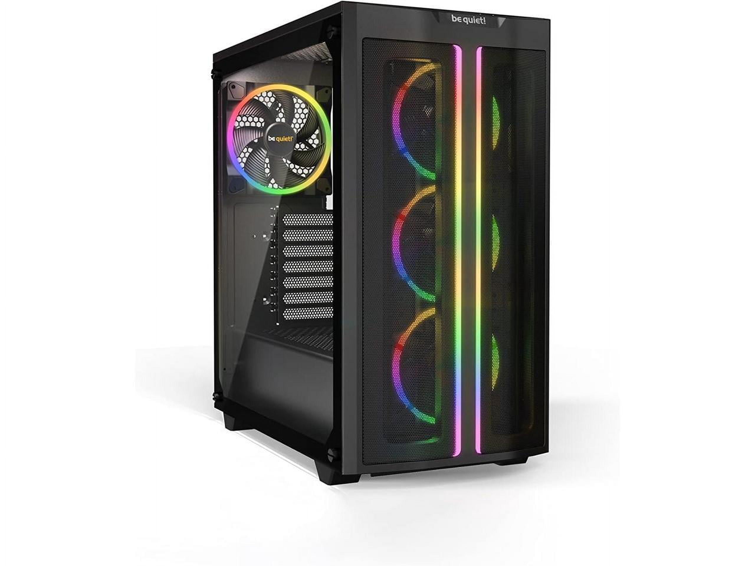 be quiet! Pure Base 500 FX ATX PC Case | ARGB | 4 PWM Fans | Tempered Glass | Black - Walmart.com