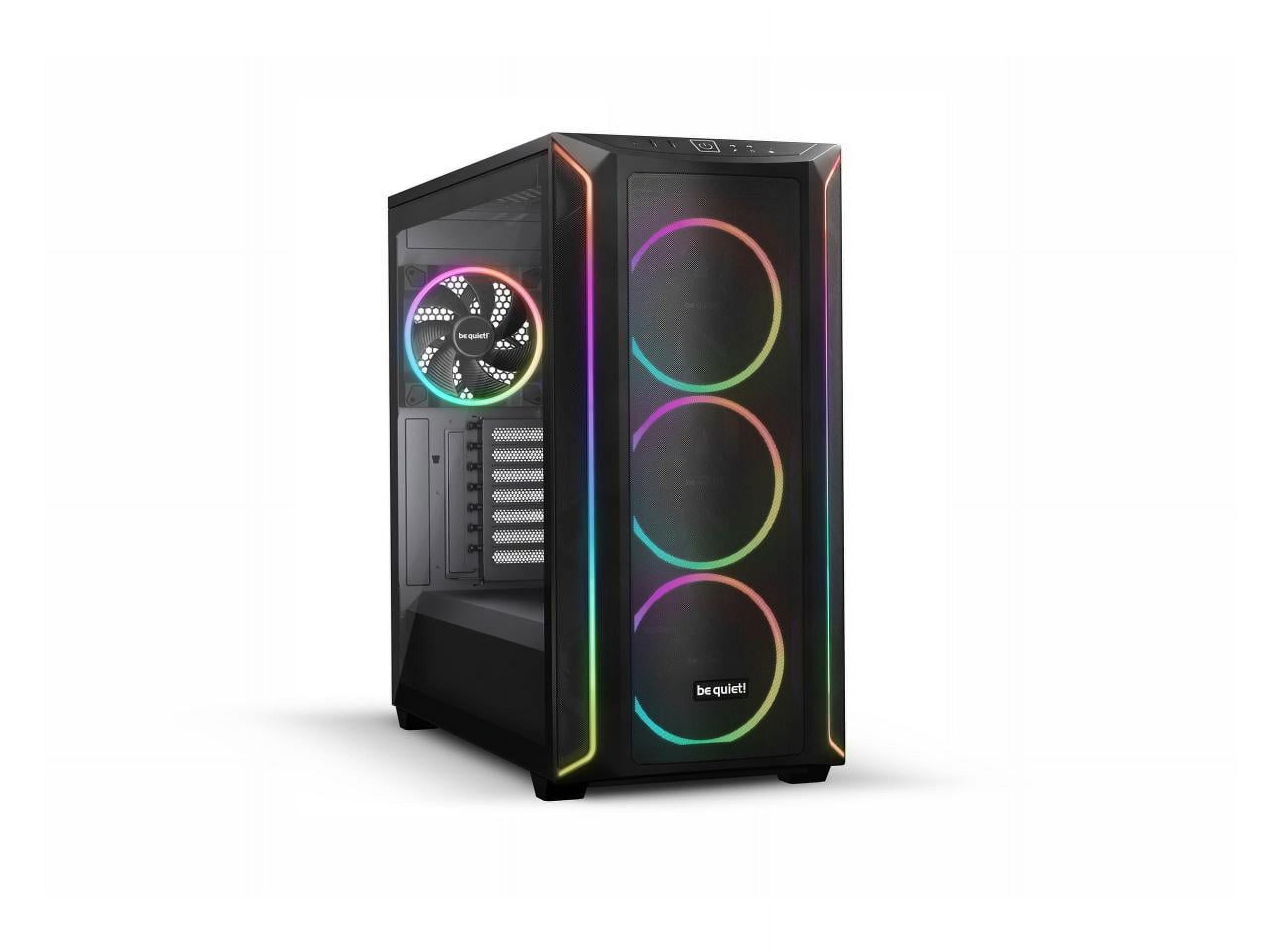 be quiet! Shadow Base 800 FX, ARGB, 4 Light Wings 140mm Fans, Mid-Tower ...