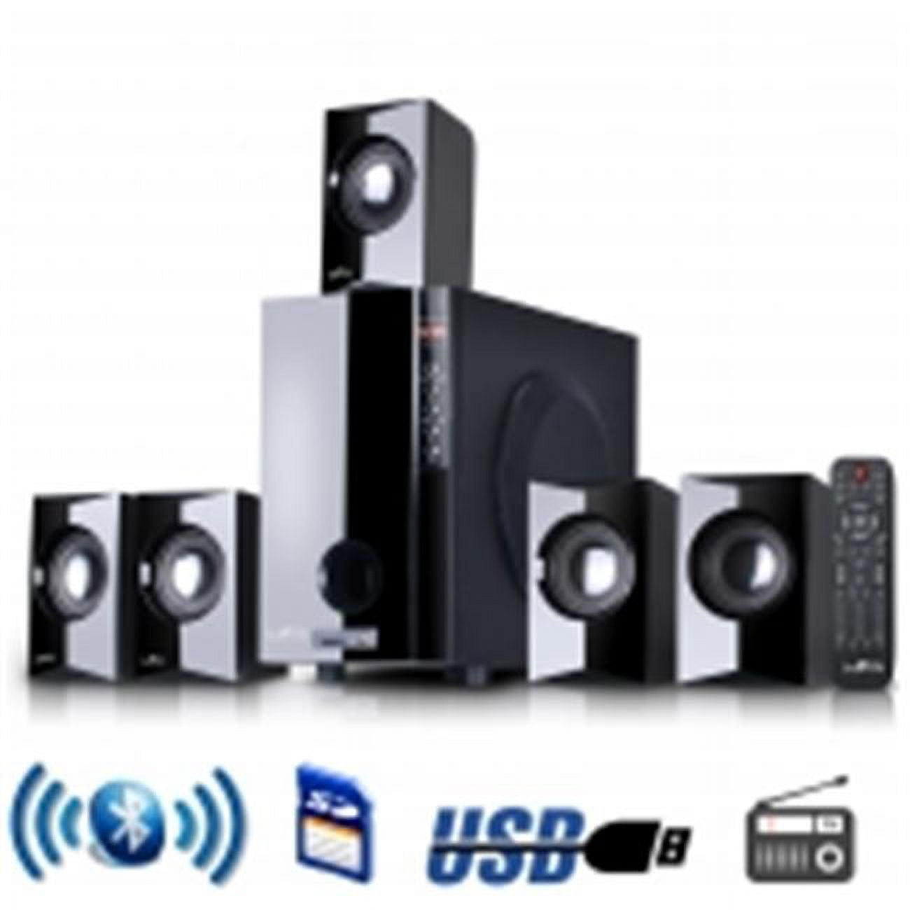 beFree Sound 5.1 Channel Surround Sound Bluetoot Speaker System ...