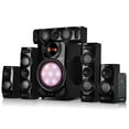 beFree Sound 5.1 Channel Bluetooth Speaker System with Surround Sound ...