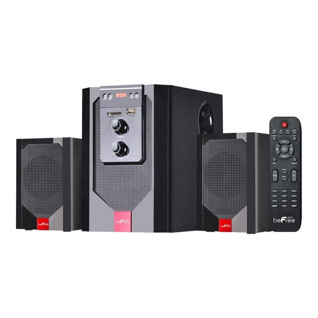 beFree Sound BFS-40 2.1 Channel Surround Sound Bluetooth Speaker System ...
