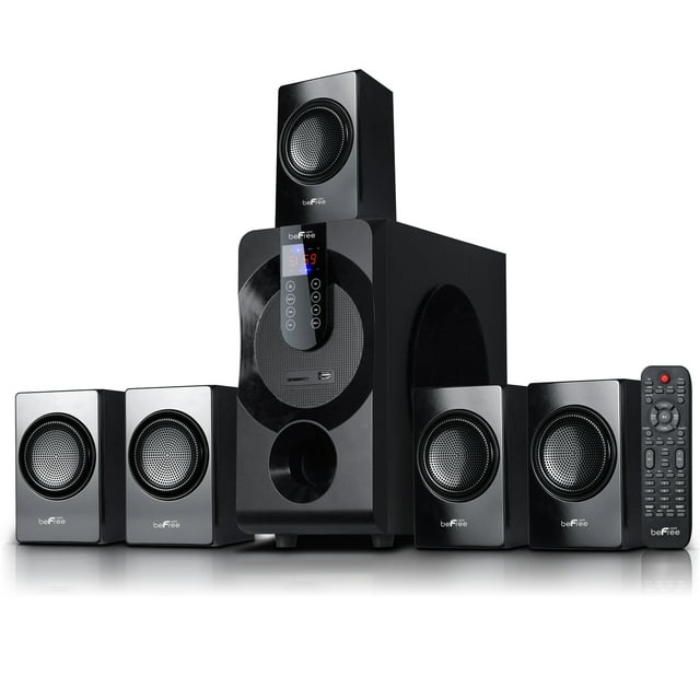 beFree Sound BFS-460, 5.1 Channel Surround Sound, Bluetooth Home ...