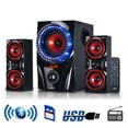 beFree Sound BFS-99X 2.1 Channel Home Stereo Music System, Bluetooth ...