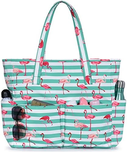 beach bags for women large waterproof sandproof beach tote swim pool ...