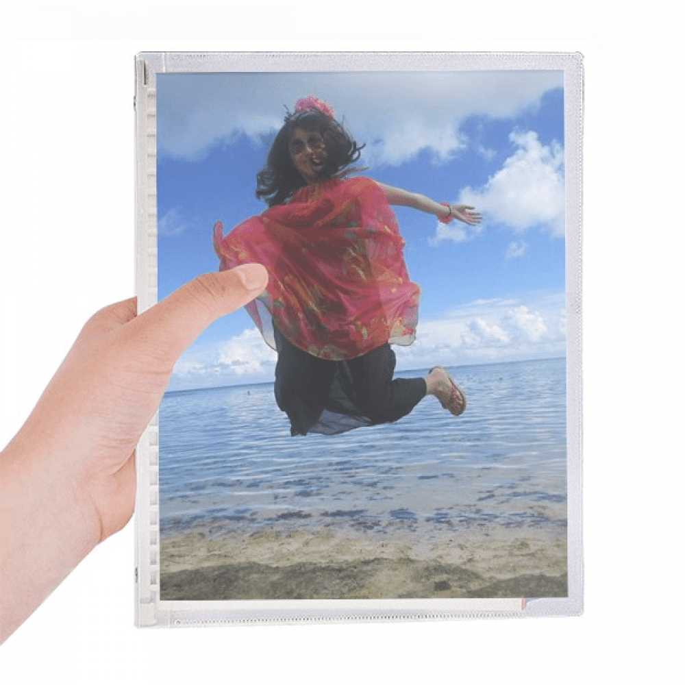 beach wave ellie yao sea jump blue notebook loose diary refillable ...