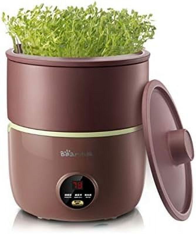 bear bean sprouts machine, automatic bean sprouts maker, purple clay ...