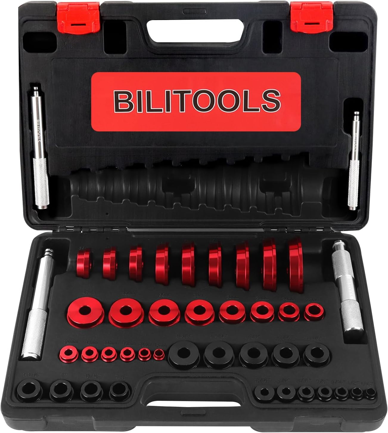 **bearing press kit, 43 piece bearing race and seal driver set, seal ...