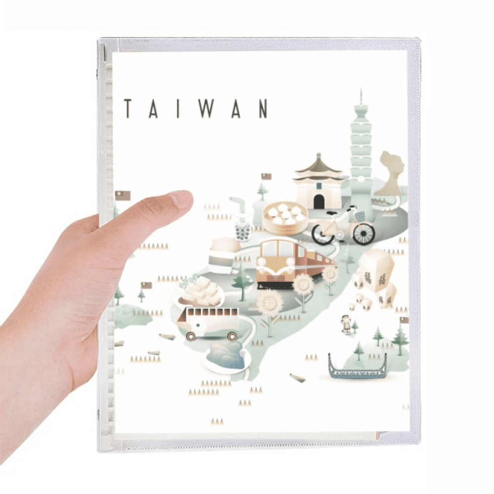 beautiful islead taiwan travel notebook loose diary refillable journal ...