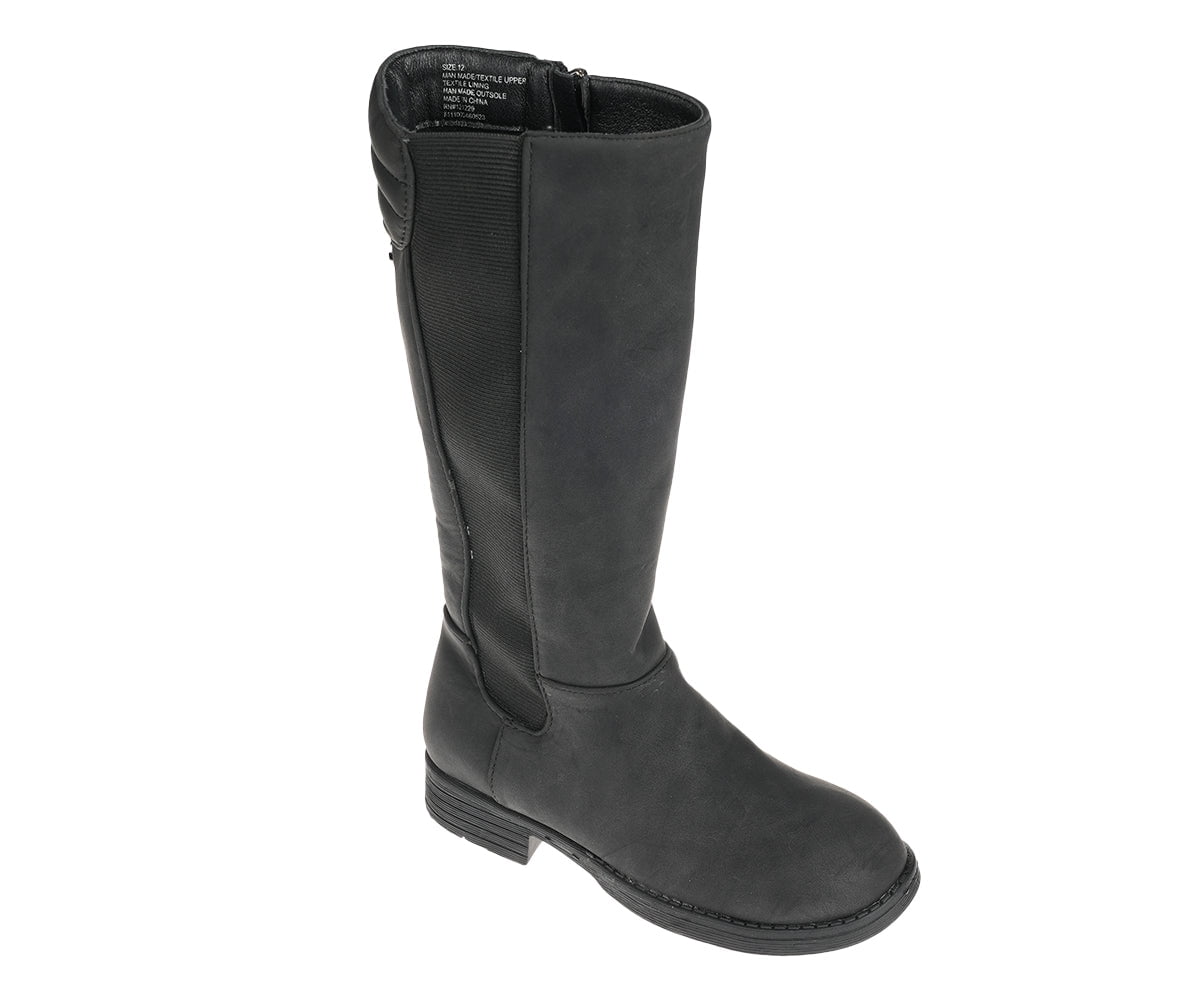 bebe Comfortable Western Riding Boots for Little Girls, Black (Size 13 ...