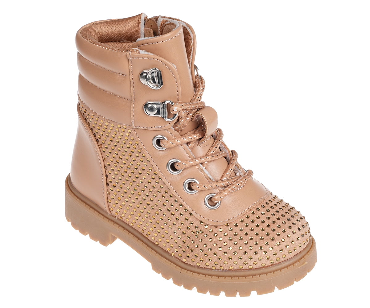 bebe Comfortable Western Riding Boots for Toddler Girls, Tan (Size 8 ...