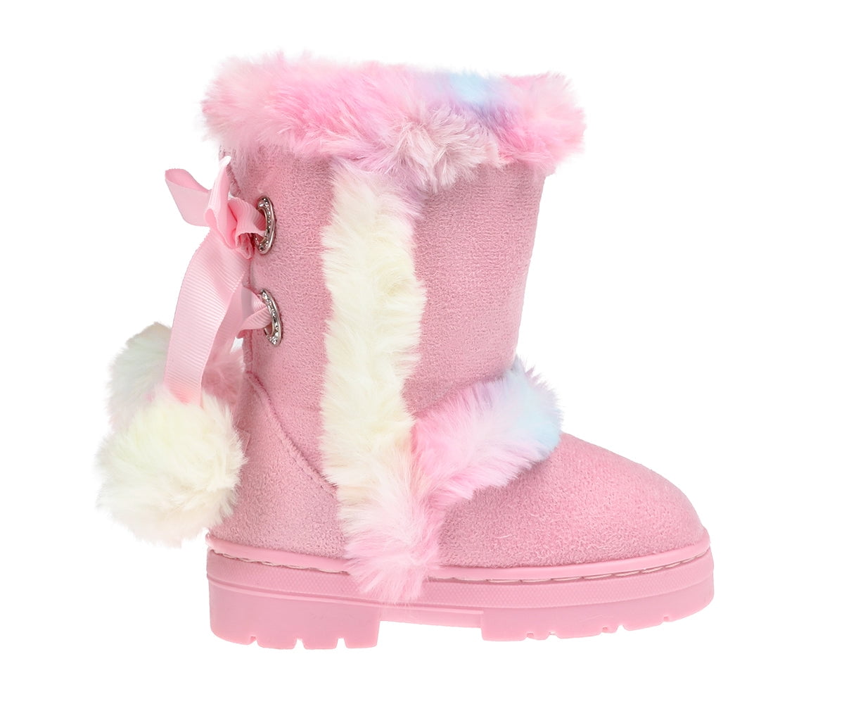 bebe Fashion Winter Warm Boots For Little Girls, Size 2 - Walmart.com