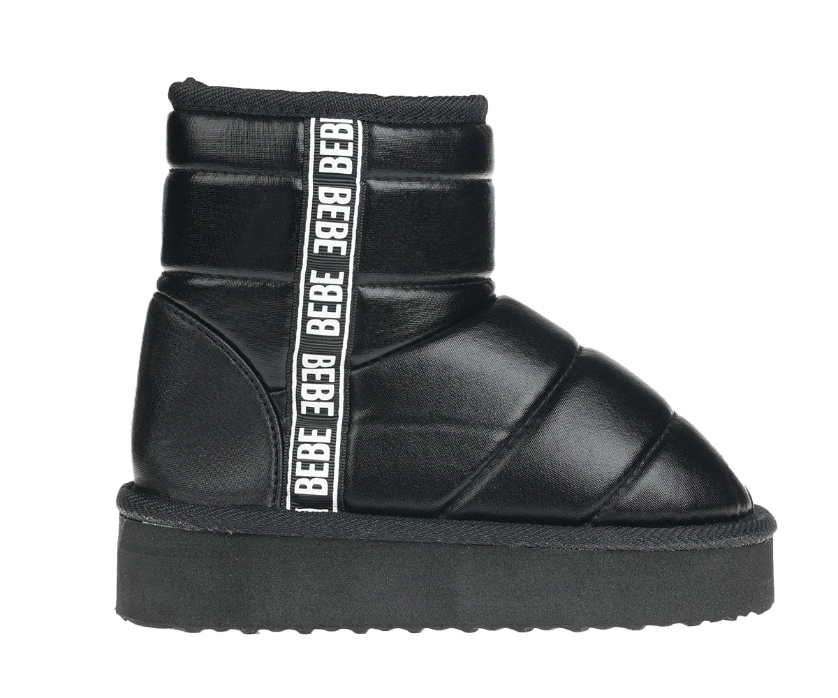bebe Faux Fur Trendy Winter Boots for Little Girls, Size 2 - Walmart.com