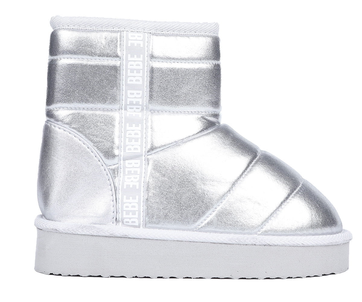 bebe Faux Fur Trendy Winter Boots for Little Girls, Size 3 - Walmart.com