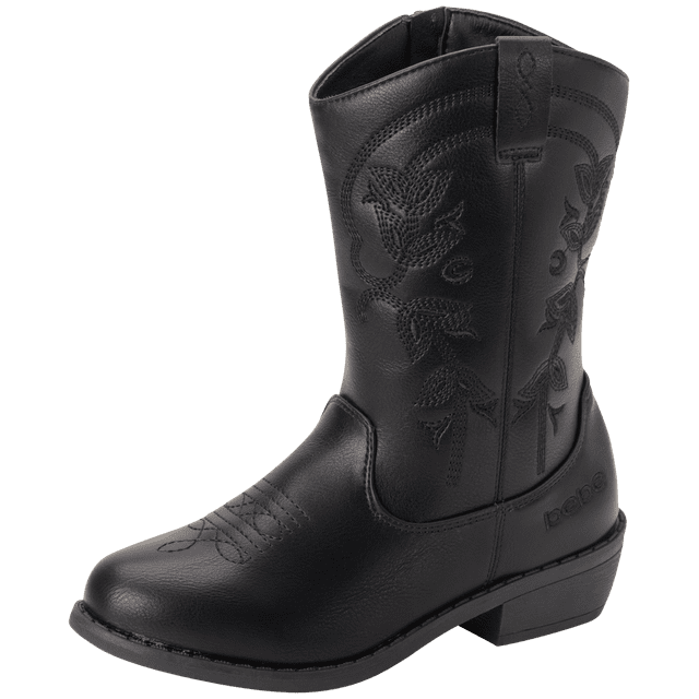 bebe Girls' Cowgirl Boots - Classic Western Cowboy Boots for Girls with ...
