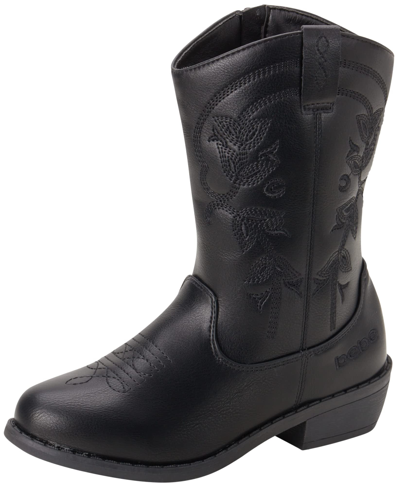 bebe Girls' Cowgirl Boots - Classic Western Cowboy Boots for Girls with ...