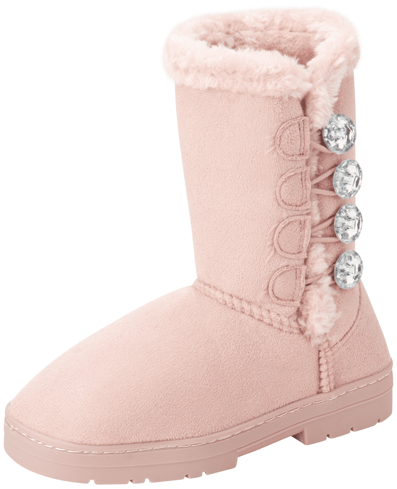 Bebe Girls Winter Boots Warm Cozy Faux Fur Lined Winter Booties