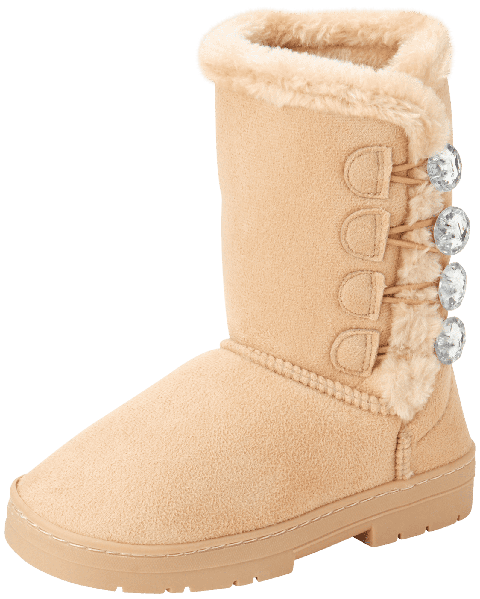 Bebe Girls Winter Boots Warm Cozy Faux Fur Lined Winter Booties