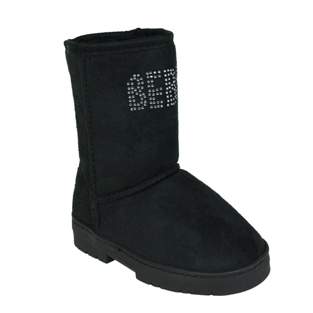 bebe Winter Boot Cuff Warm Boots For Little Girls, Size 11 - Walmart.com
