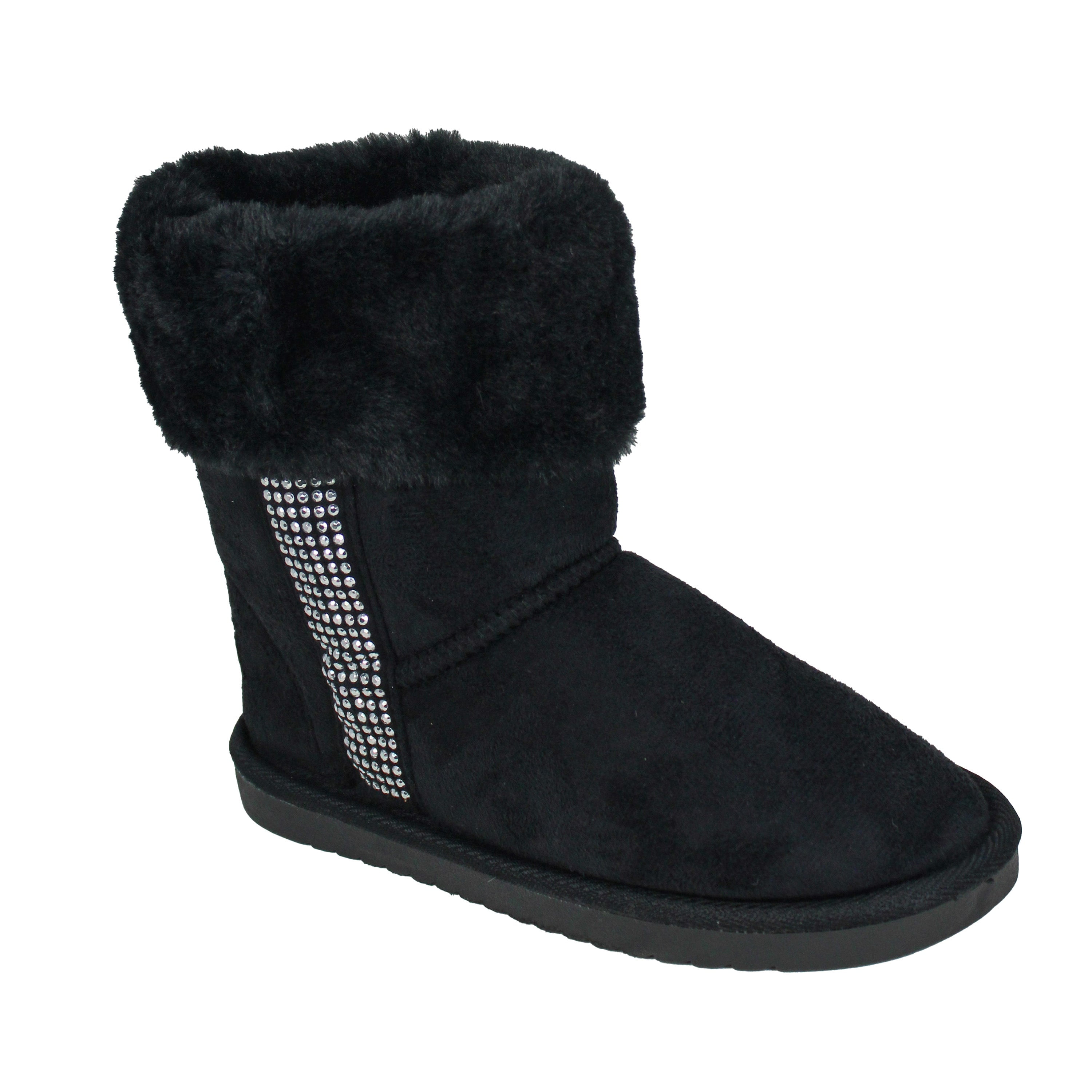 bebe Winter Boot Cuffs Warm Boots For Big Girls, Size 4 - Walmart.com