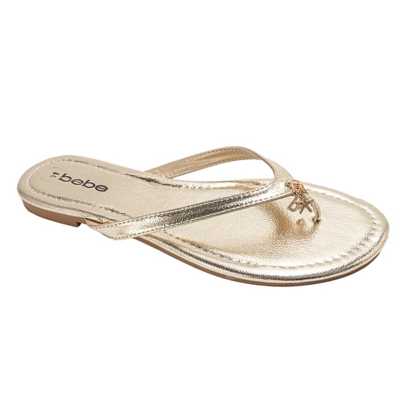bebe Women’s Flat Sandals – Cute Summer Sandals for Women, Stylish ...