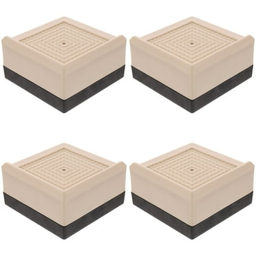 SEISSO Stackable Bed Risers Adjustable Furniture Risers Heavy Duty ...