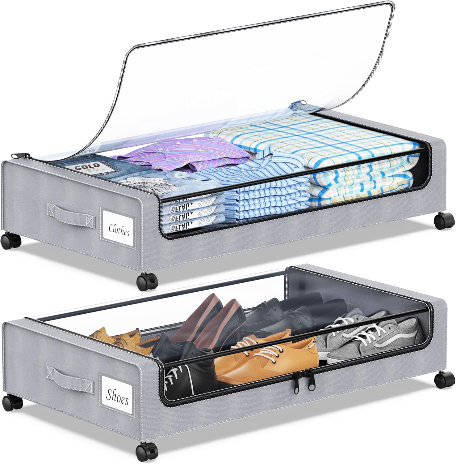 Under bed storage boxes with wheels, under bed storage boxes with ...
