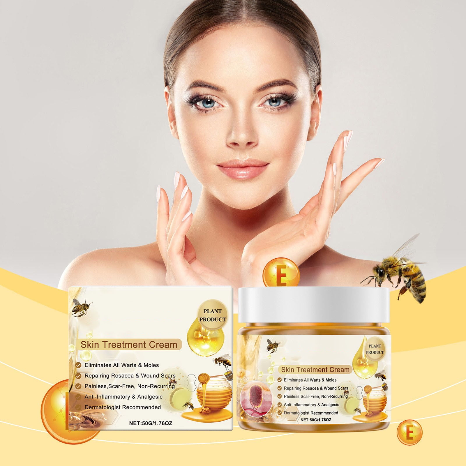 bee Care cream The Skin Care Cream Activates The Skin, Rejuvenates It ...