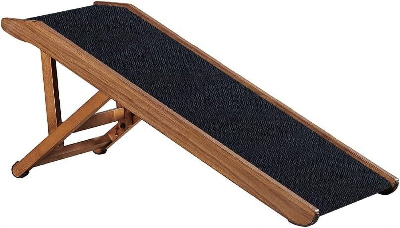 beeNbkks Pet Ramp for Small Dogs Cats, Foldable Wooden Dog Ramp with ...