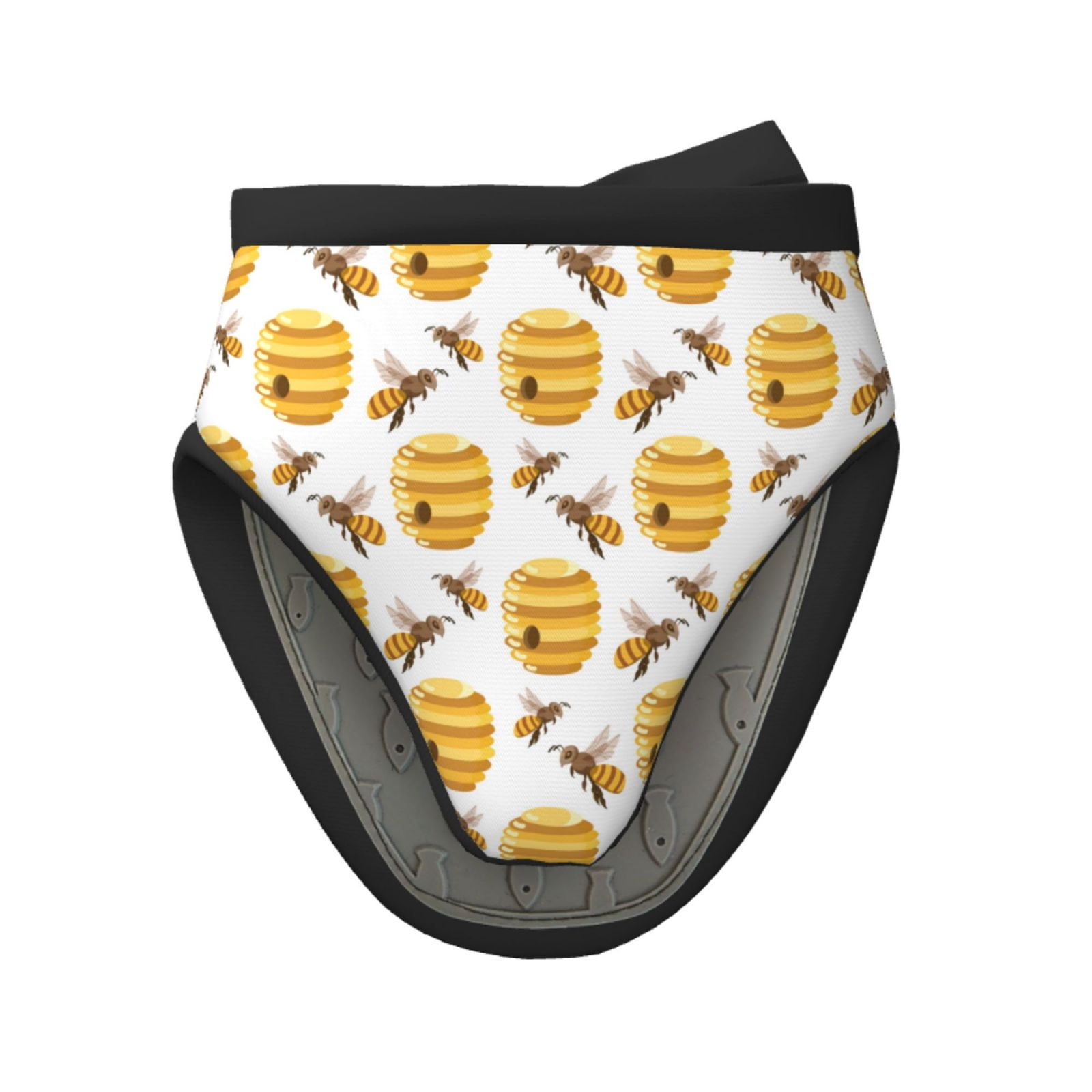 beehives honey bees cute Oven Mitts Heat Resistant with Hanging Loop ...