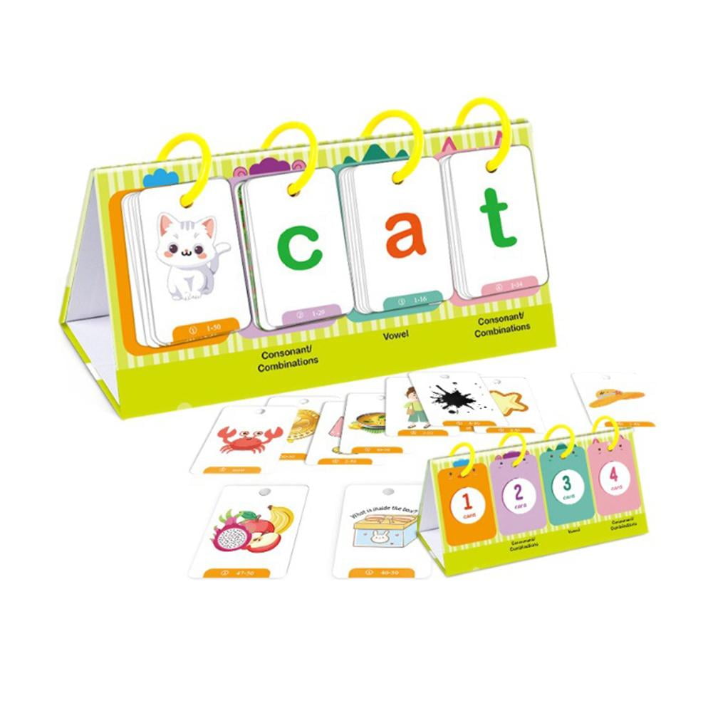 beginner CVC Words Flashcards Phonics Flip Chart Builder Sight Words ...
