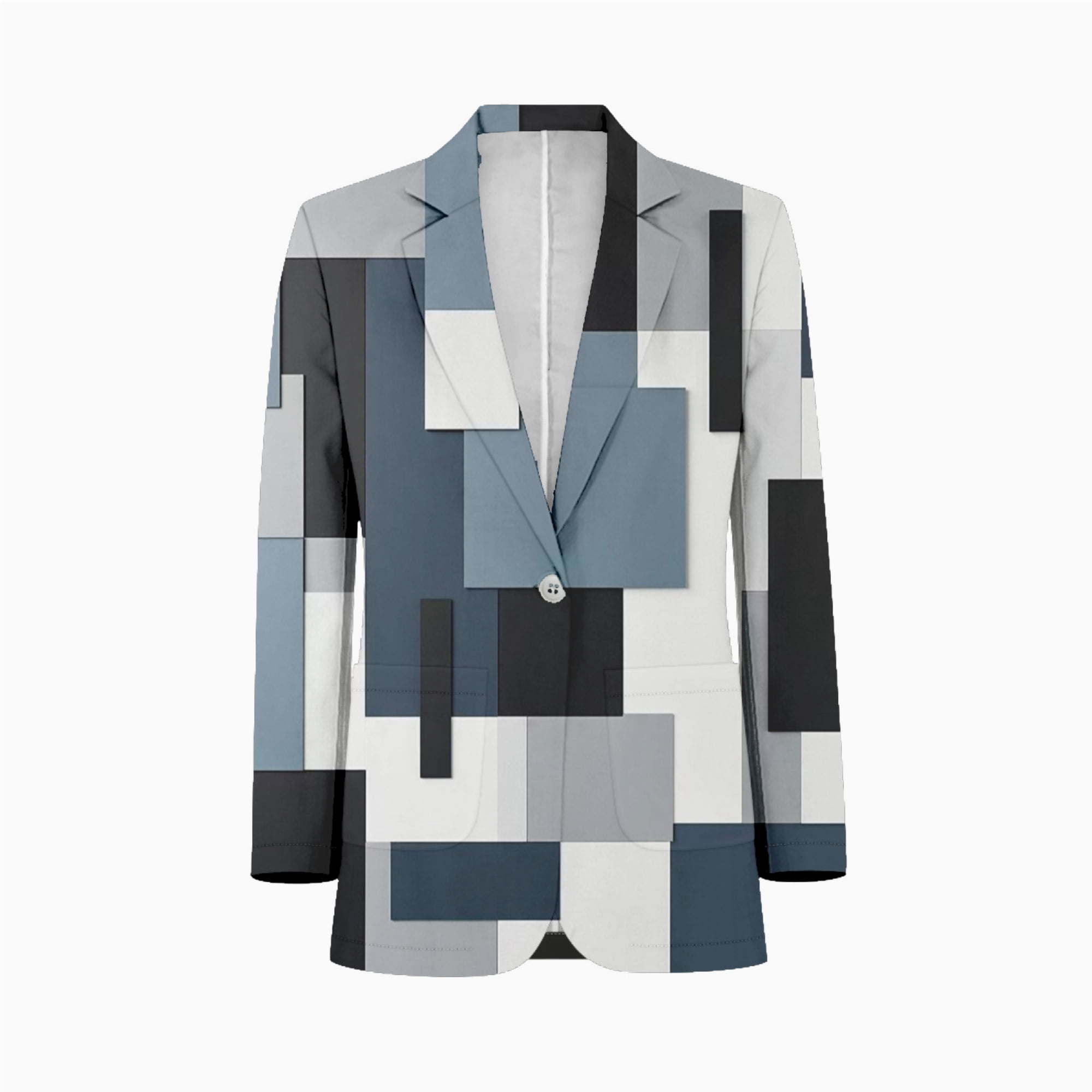 beige and black and blue squares Men's Suit Blazer Casual Party Wear ...