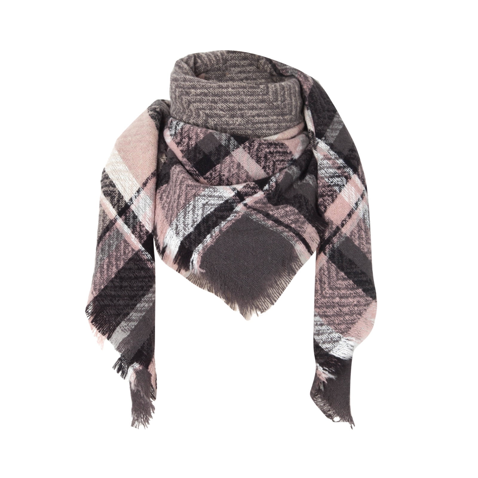 beishanbush Clearance Sales Scarf Women Winter Scarf Classic Tassel ...