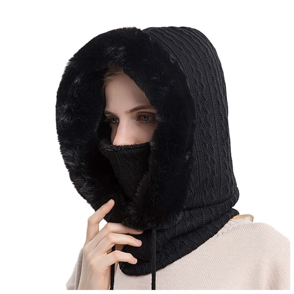 beishanbush Hats Women Winter Outdoor Riding Headgear Cold-Proof Ski ...