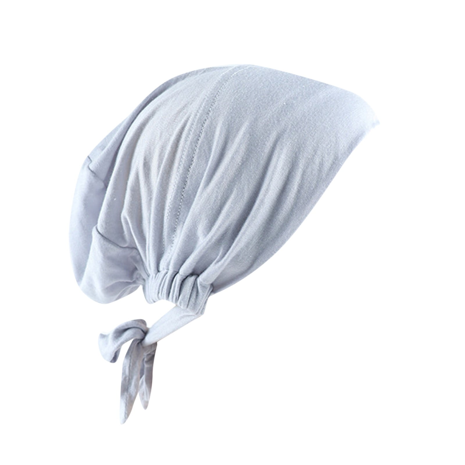 beishanbush Hats Women's Elastic Band Ethnic Hijab Solid Color ...