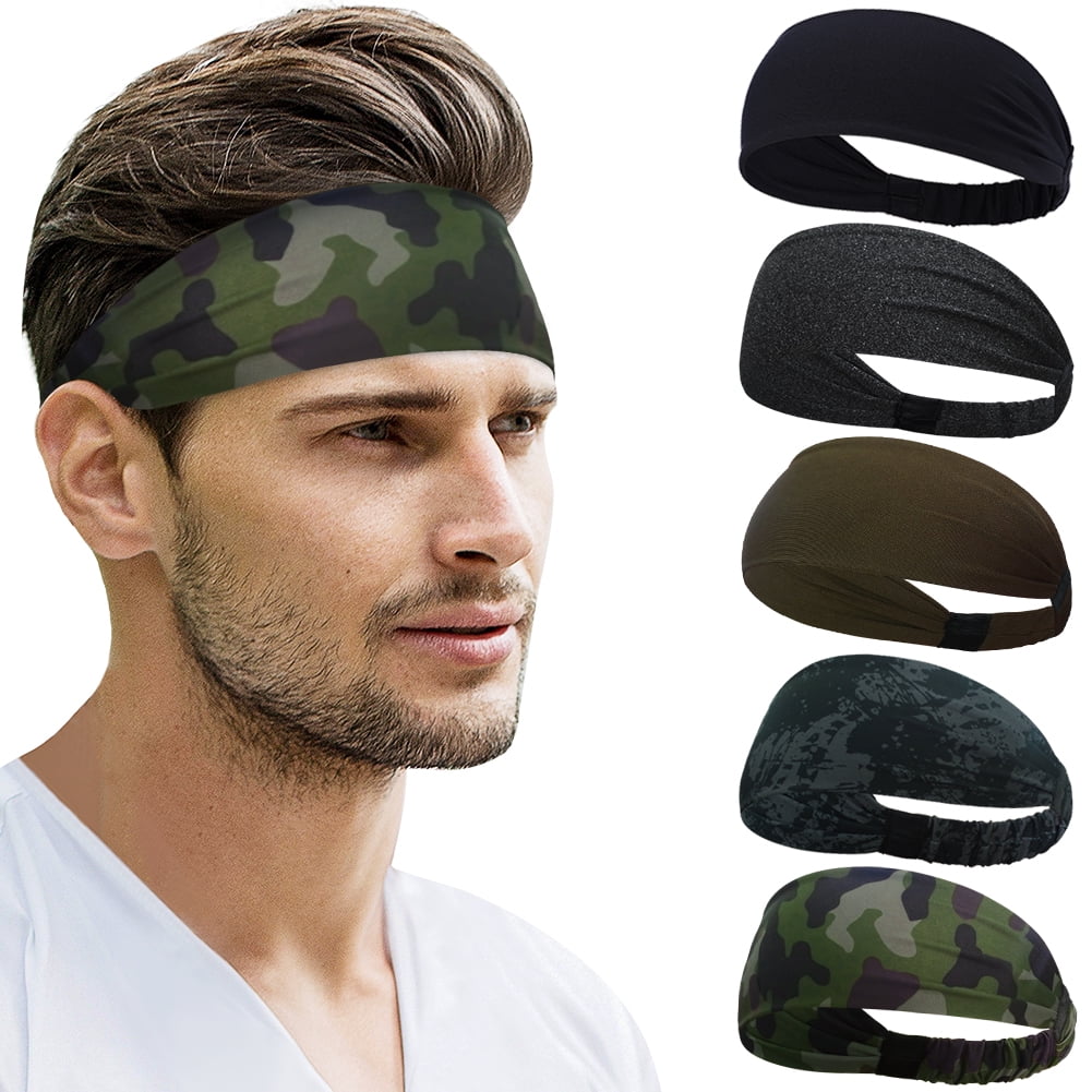 Beister Sports Headbands, Sweatbands for Men & Women, Moisture Wicking ...